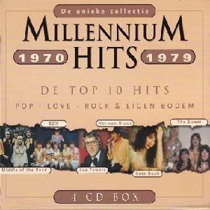 Millennium Hits 1970 - 1979 - Diverse Artiesten (4 CDs 80 Tracks) - VindCD